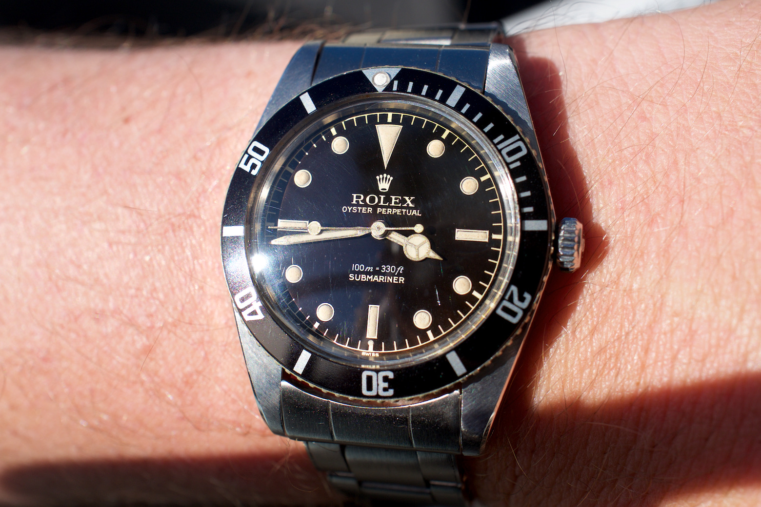 Rolex: Rolex Submariner "Small Crown" 38mm Reference 5508