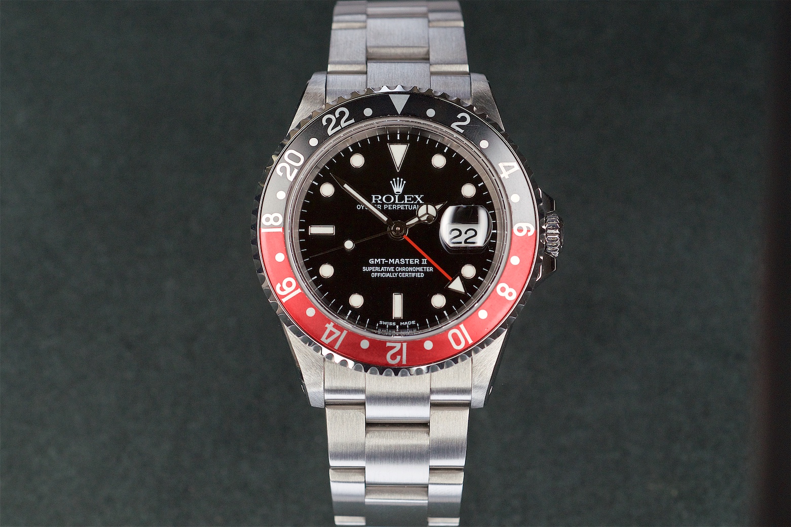 All Watches: Rolex GMT Master 2 "Coke" 40mm Reference 16710 P Serial