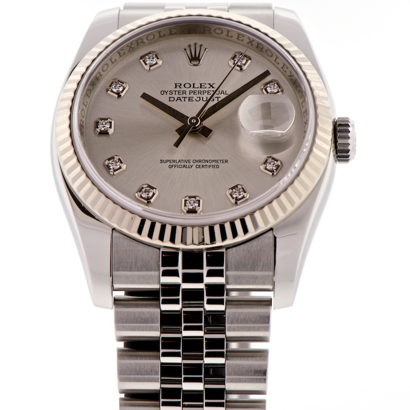 Rolex: Rolex Date Just Diamond Dial